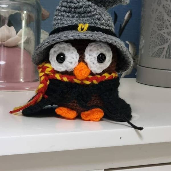 Owl Wizard Crochet Pattern , Amigurumi Mini Magical Animal Crochet PDF ...
