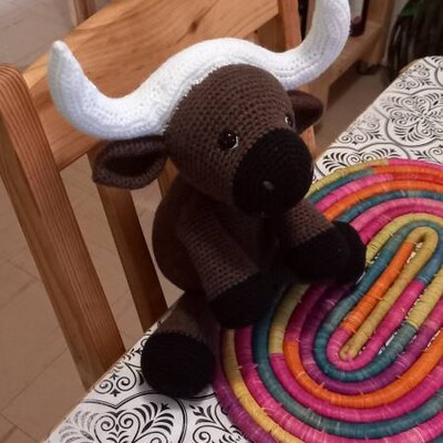 Amigurumi Crochet Pattern Water Buffalo PDF Tutorial: Bo the Water ...