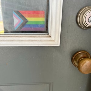 LGBTQ Pride Flag Static Cling Windows Mirrors Car Windows - Etsy