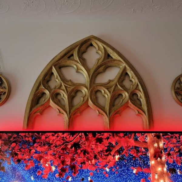 CORNELIUS Gothic Window Wall Hanging | Gothic Wall Decor | Handmade by ...