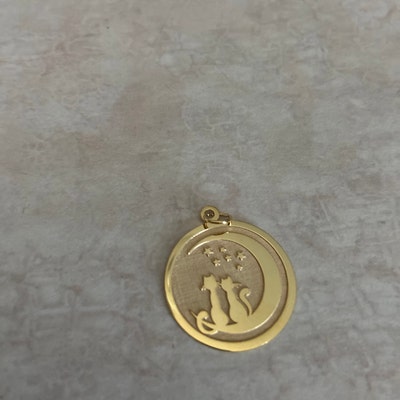 Gold Solid 14K Real Gold Dandelion Necklace, Personalized Dandelion ...