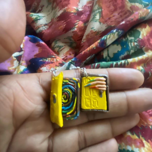 The Magnus Archives Inspired Handmade Casette/eye Earrings - TMA Fears ...