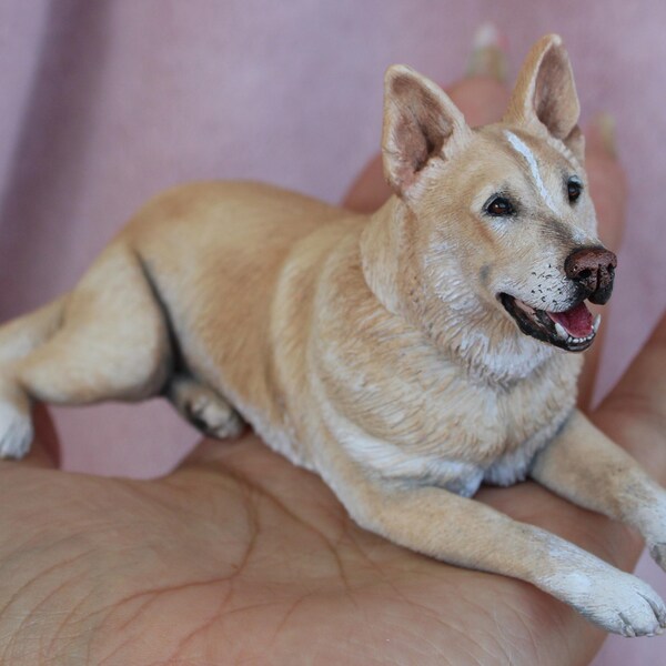 Custom Dog Sculpture - Handmade Dog Figurine - Polymer Clay Pet ...