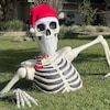 12 Skeleton Santa Hat & Scarf red skeleton NOT Included - Etsy