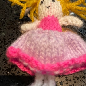 10 TINY FAIRIES Toy Knitting Pattern, 4 10cm Fairy Knitting Pattern ...
