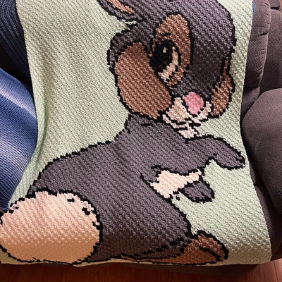 SC Single Crochet Baby Elephant Graphgan Pattern / Single - Etsy