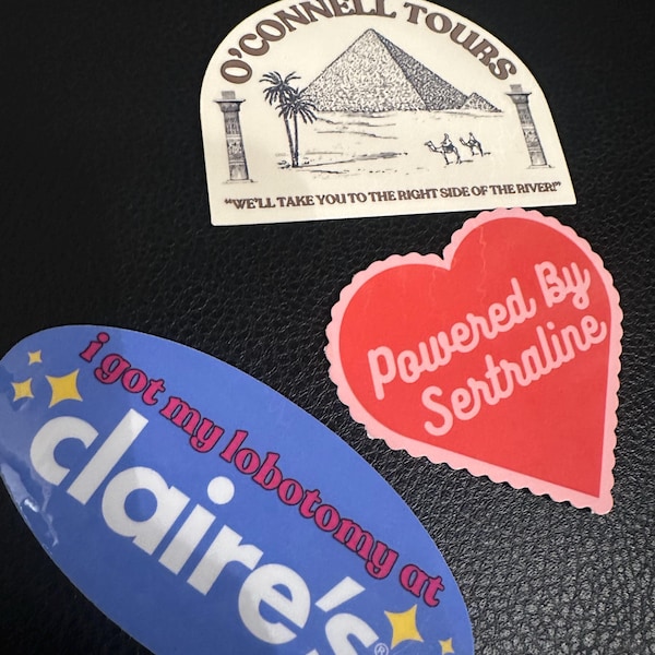 Powered by Ssri’s Funny Mental Health Sticker Prozac Zoloft ...