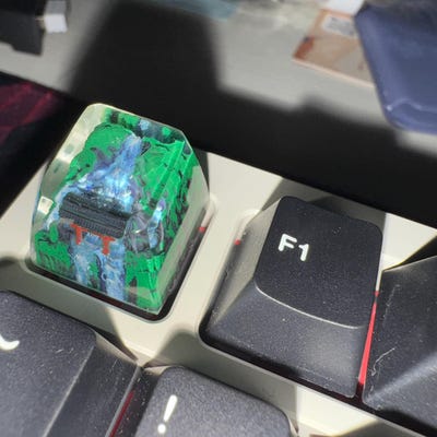 Stone Dragon Custom Keycaps, Artisan Keycap, Artisan Keycaps Anime ...