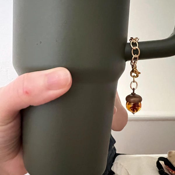 Tumbler Charm - Checkered Heart - Handle Charm - Stanley - Hydrojug ...