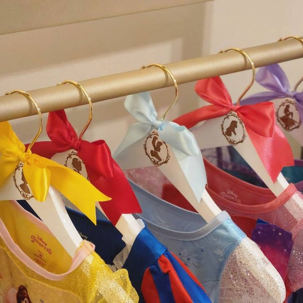 Princess Dress up Station Hangers, Disney Princess Hangers for Children ...