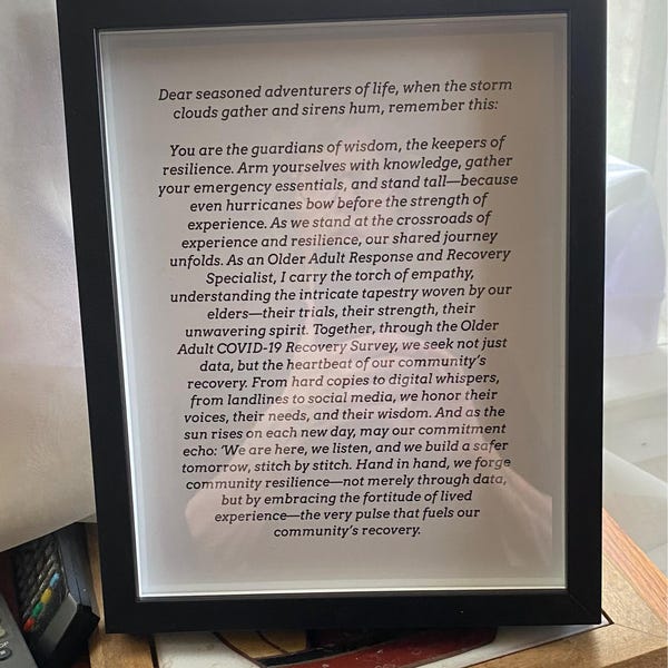 Custom Text Print, Custom Speech Photo Frame, Personalized Eulogy ...