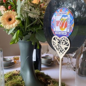 Vinyl Record Wedding Table Names / Table Numbers Festival Wedding Table ...