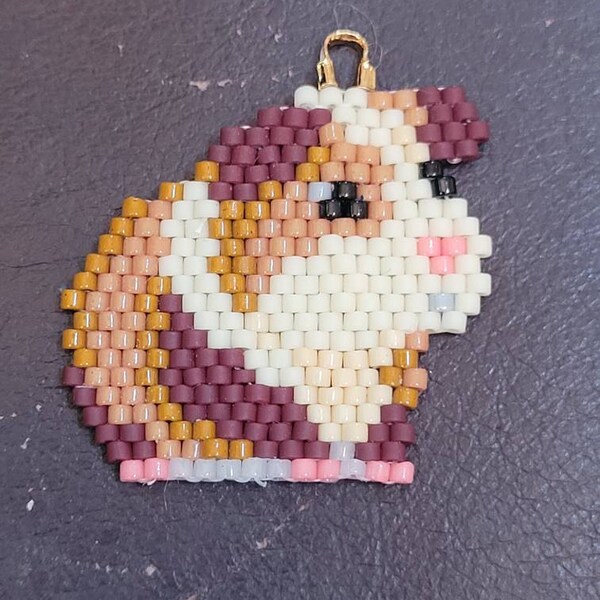 Beaded Guinea Pig - Miyuki Brick Stitch Animals Beading Pattern PB-10213 - Etsy