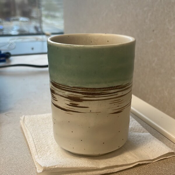 Retro Handleless Porcelain Coffee Cup | Japanese Style No Handle Tea ...