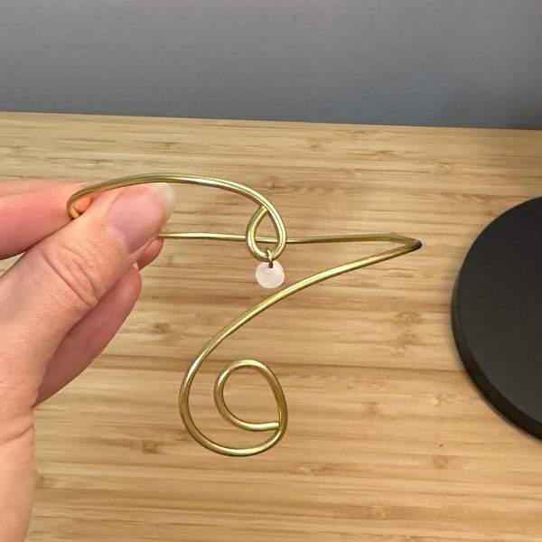 Crystal Wrapped Arm Cuff | Arm Band | Armlet | Bracelet | Bohemian ...