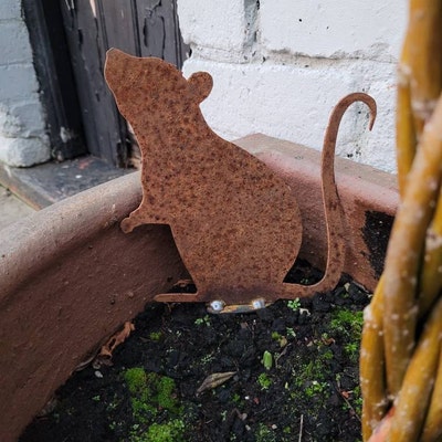 Rustic Rusty Metal Fern Leaf Sculpture Art Flower Garden - Etsy UK