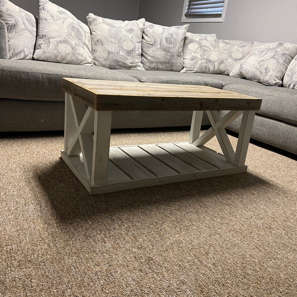 Combo X Leg Coffee Table - Etsy