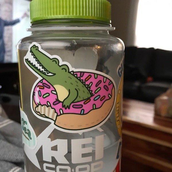 Pool Float Sticker, Donut Sticker, Beach Vinyl Stickers, Summer Sticker ...