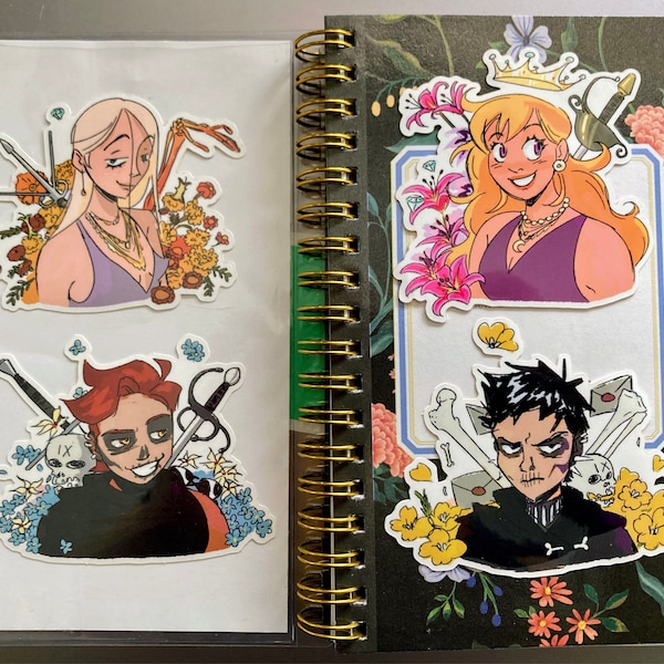 Gideon the Ninth 3"x3" Six Sticker Bundle - Etsy