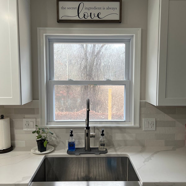 Kitchen Sign, the Secret Ingredient is Always Love Sign, Kitchen Wall ...