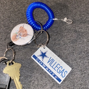Personalized Dallas Cowboys Engraved Keychain Key Ring Tag Any Name ...