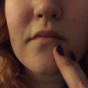 Rose Gold Septum Ring, Rose Gold Septum, Rose Gold Septum Jewelry, Nose ...