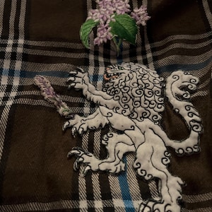 Lilac Applique Patch - Flower Gardening Spring Embroidered Badge 3.25 ...