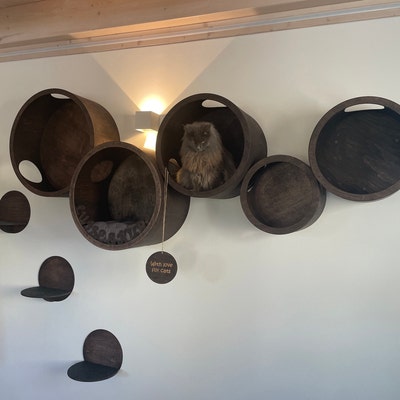 SET HUIZEN voor KATTEN, Modern Cat Furniture, Cadeau voor Cat Lover ...