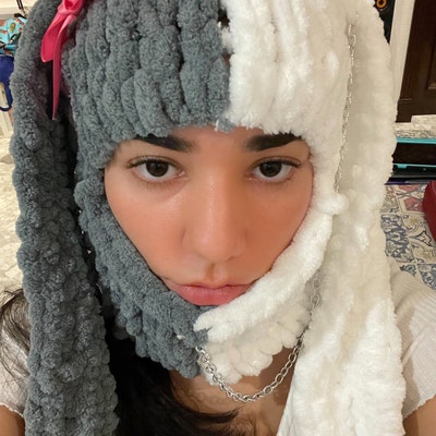 Distressed Balaclava Knitted Balaclava Yeat Balaclava Face Ski Mask Hot ...