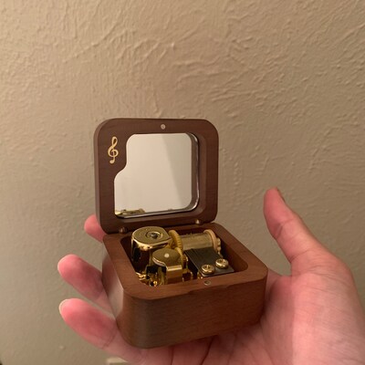 Custom Melody Music Box / Personalized Music Box With a Custom Metal ...
