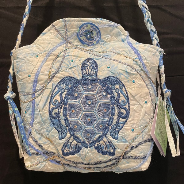 Bohemian Chinoiserie Sea Turtle Tropical Water Ocean Marine Maritime ...