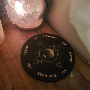 Triple Moon Pendulum Board Triple Moon Divination Board - Etsy