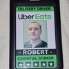 Uber Eats Driver ID Card With Your Picture Custom Picture Badge ...
