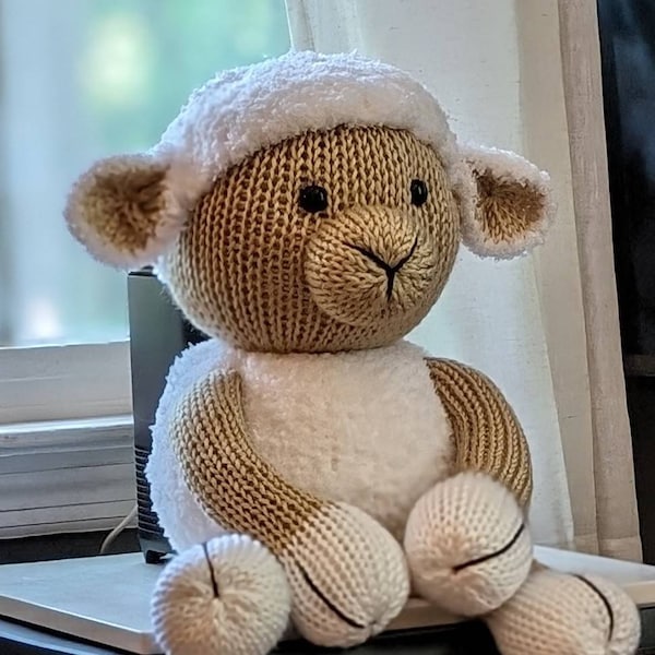 Lamb - Circular Knitting Machine Pdf Pattern - Sentro Addi Express - Etsy