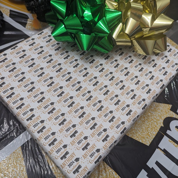 It's a Boy Custom Gift Wrap, Baby Shower Wrapping Paper, Newborn Boy ...