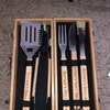 Personalized Grill Master Bamboo 5 Piece BBQ Gift Set Father's Day BBQ ...