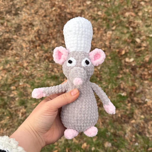Cooking Rat - Crochet Pattern - Etsy
