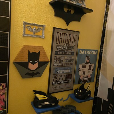 Bat Frame Wall Art Gothic Home Decor 3D Printed - Etsy