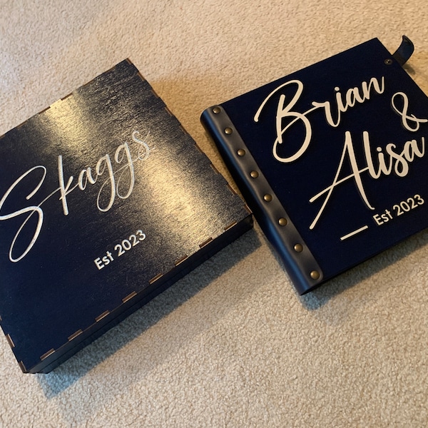 Box for Photo Album and Guest Book Photo Box Book Box Wooden Box ...