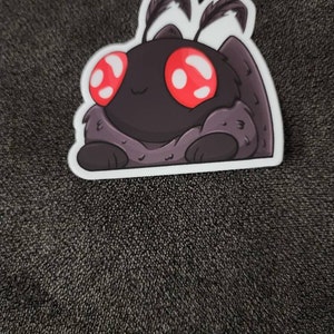 Mothman Magnets Cute Cryptid Mothman Magnet Set Boba - Etsy
