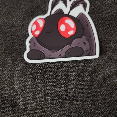Cute Baby Mothman Peaker Sticker Cryptid Boba Mothman Series - Etsy