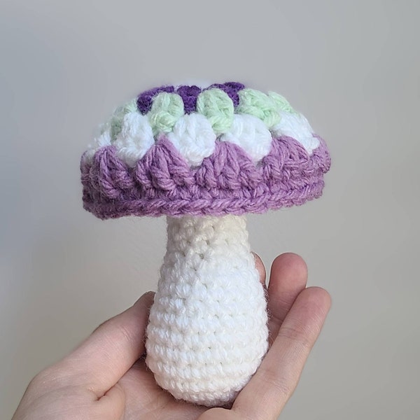 The Granny Mushie Pdf Granny Stitch Mushroom Plushie Crochet Pattern - Etsy