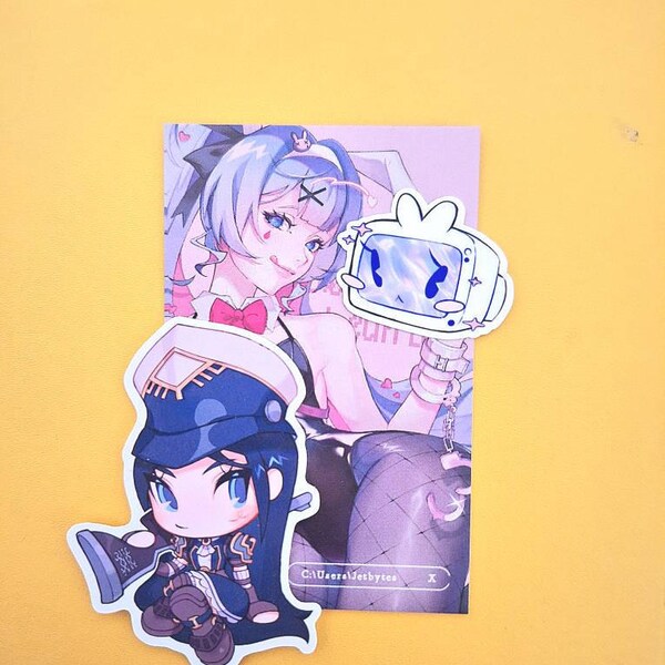 I-no Sticker and Print Combo, Guilty Gear Strive FGC, A5 Print 2.25 ...