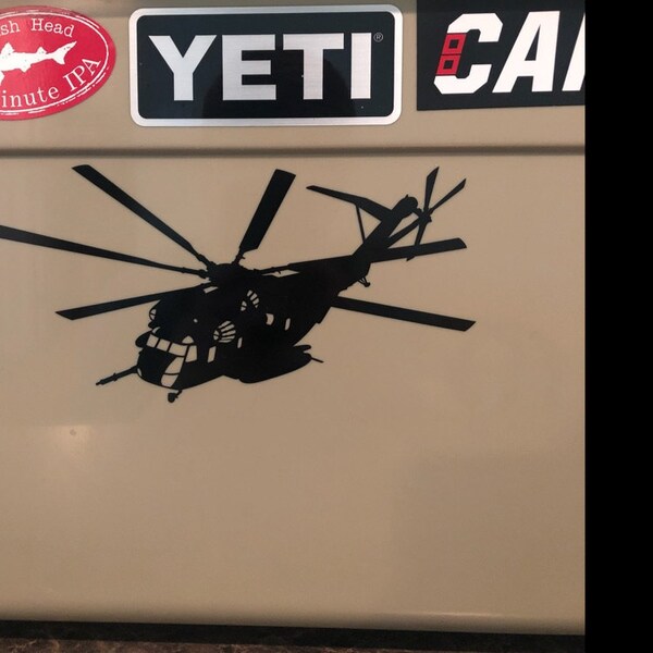 CH-53E Decal [angle 1] CH53E, Super Stallion, Vinyl Decal Sticker, H-53 ...