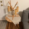 Natural Cherry Wood Single Chime Stand Hand Chimes CHIMES NOT INCLUDED ...