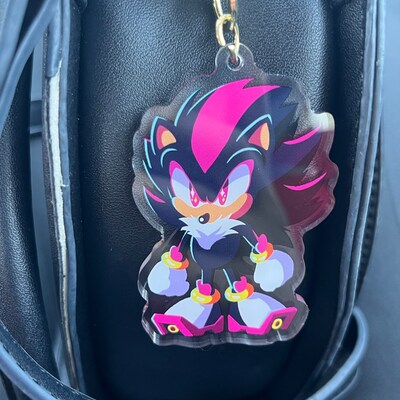 Sonic the Hedgehog and Shadow the Hedgehog Acrylic Keychain - Etsy