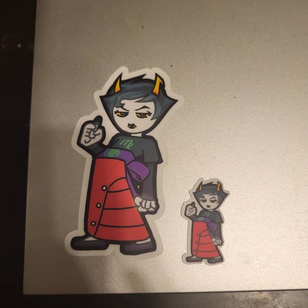 Water-resistant Vinyl Homestuck Character Stickers - Etsy