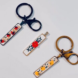 Heart Embroidery Pocket Mirror Kit Blank Compact Mirror for - Etsy