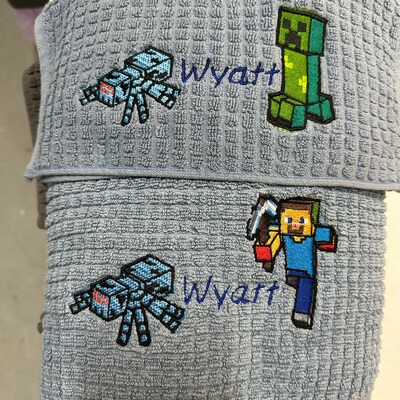 Steve Minecraft Embroidery Design digital File - Etsy