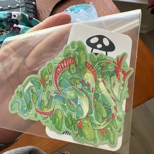 Water Dragon Sticker Transparent Stickers Vinyl Waterproof Serpent ...